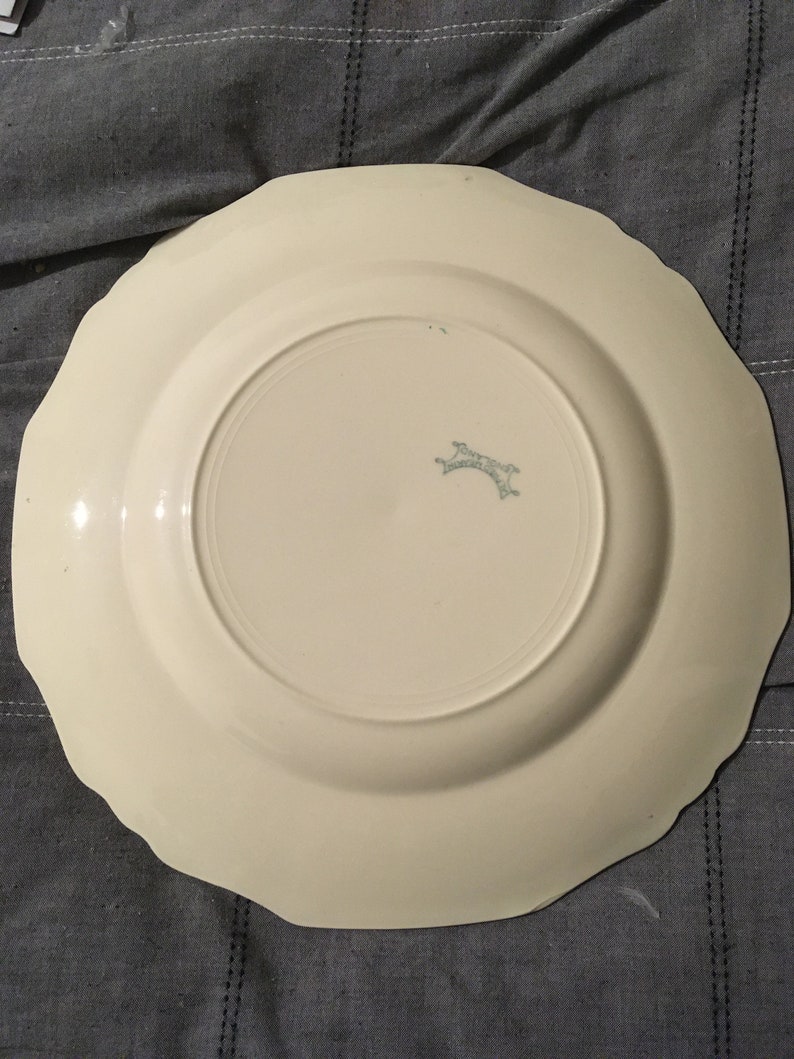 Vintage Alfred Meakin Art Deco Cream Harvest Wheat Dinner Plates set of ...