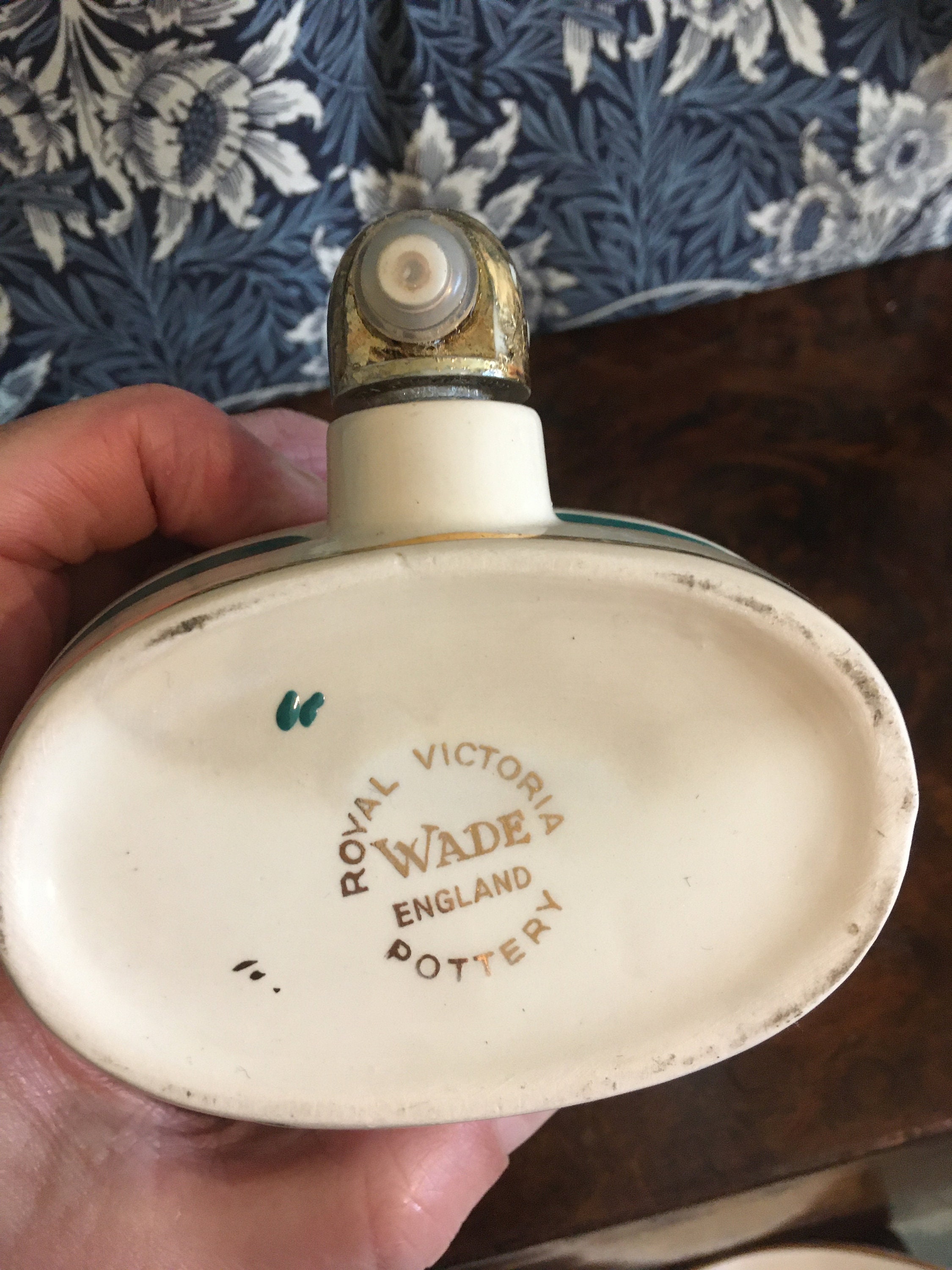 Royal Victoria Pottery Wade Ceramic Sherry Decanter, Vintage 1970's ...