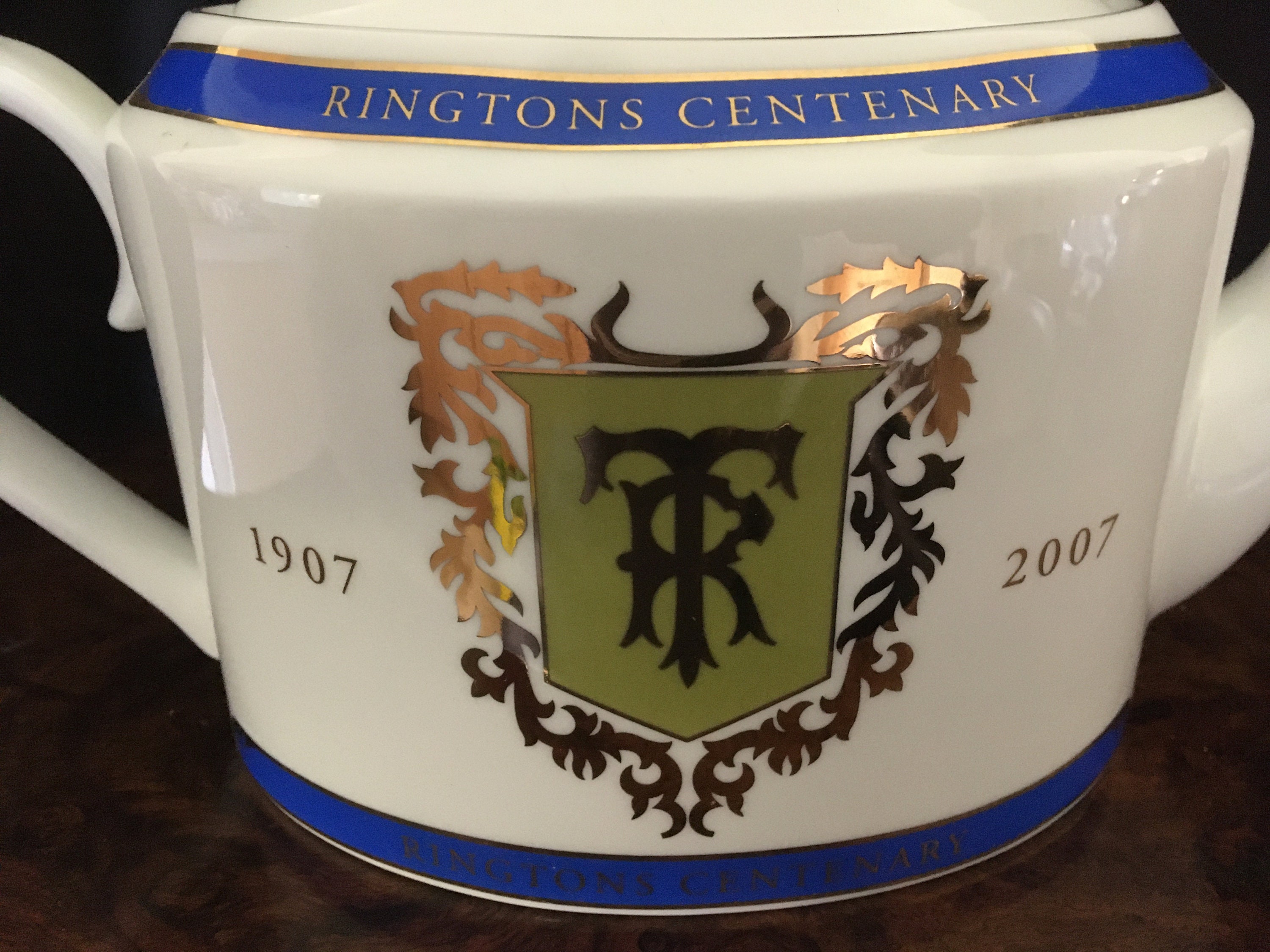 Ringtons Tea Centenary Fine Bone China Teapot Un Used - Etsy