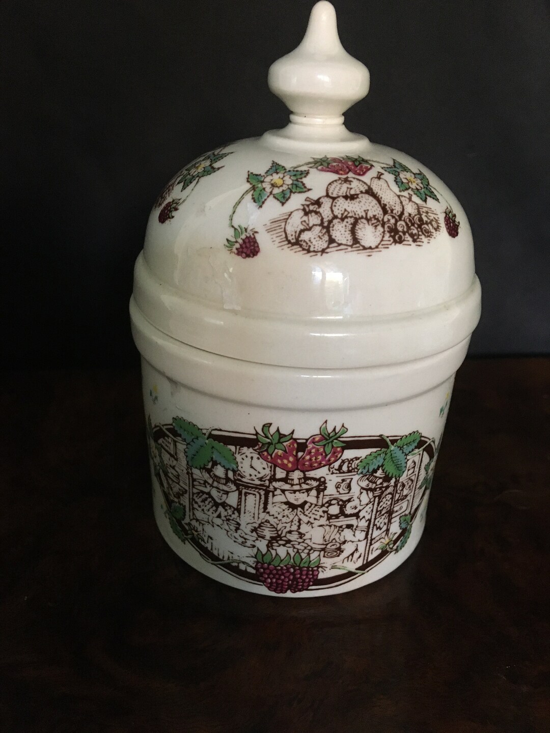 Boncath Pottery Welsh Lady Preserves Pot Dave Parkin 70s - Etsy
