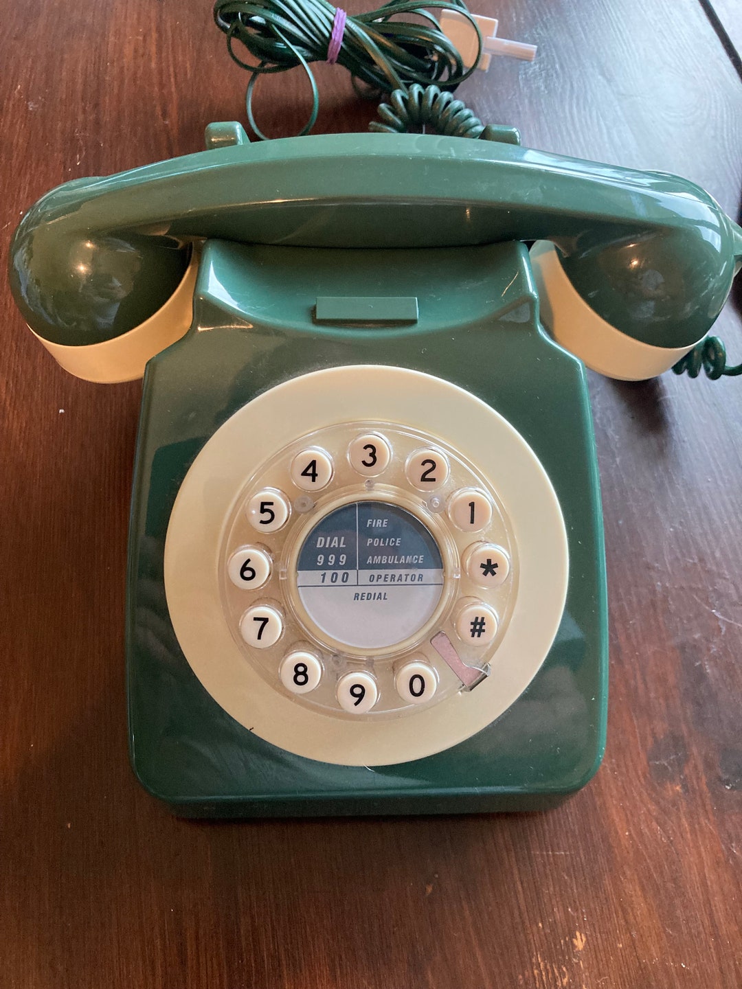 A Retro British Telephone Model G, Sixties Mod Desk Phone, Vintage ...