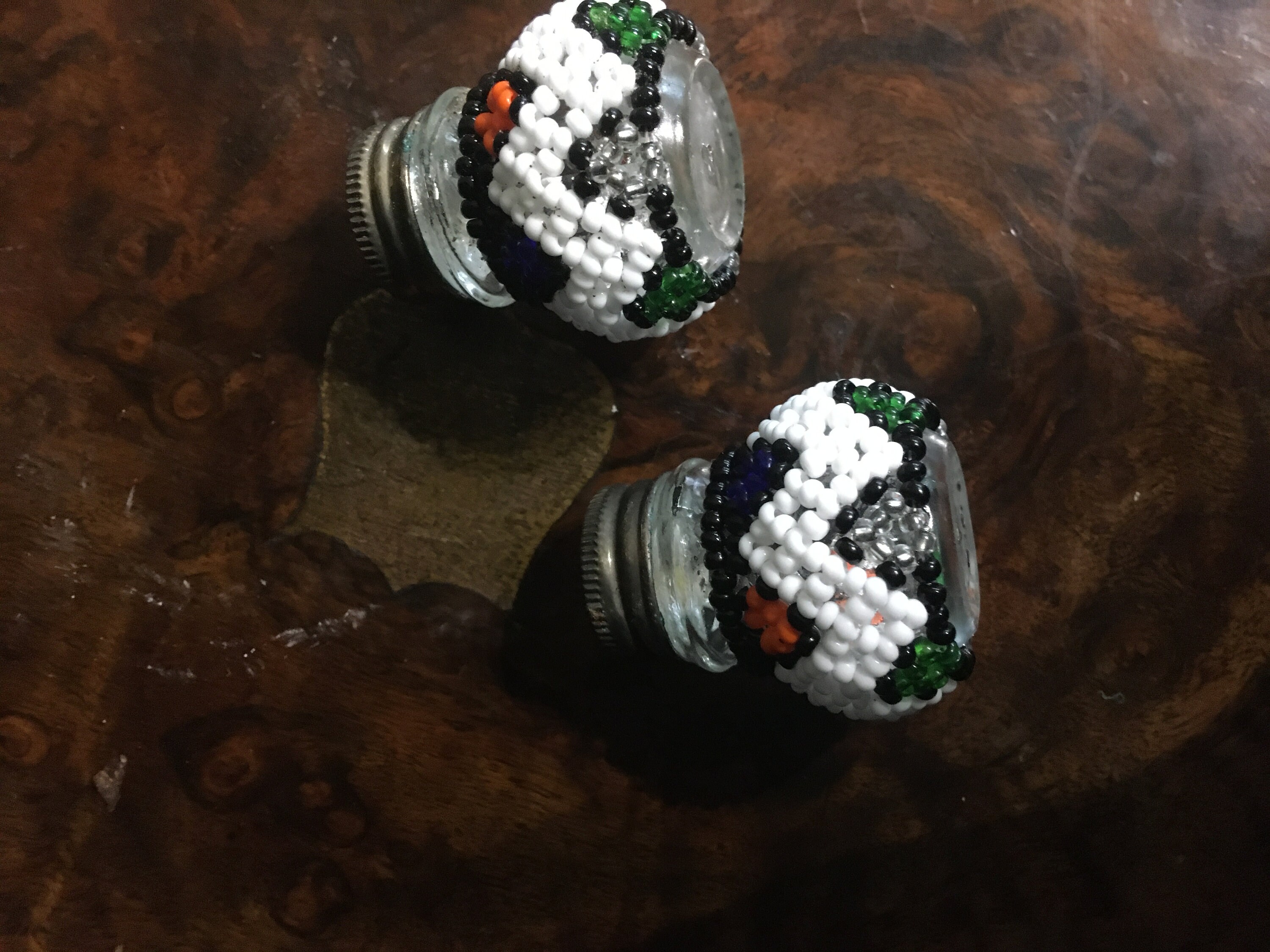 Native American Seed Bead Salt and Pepper Shakers - Etsy