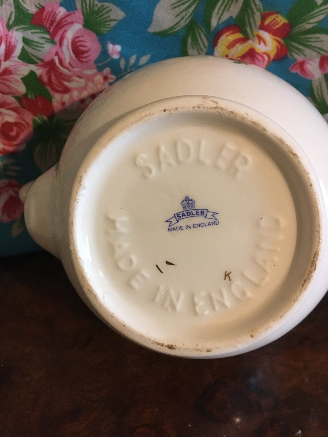 Vintage Sadler Windsor Teapot, Small Pink Roses, English Tea Pot ...