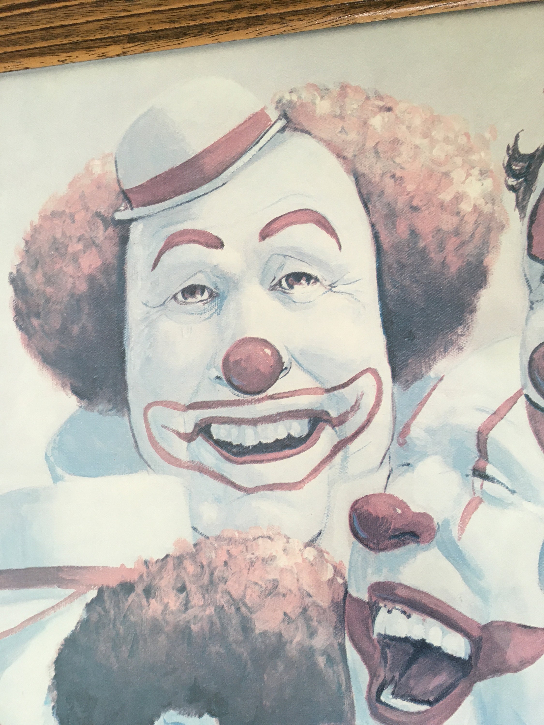 Robert Owen Famous Clown Artist Clown Print Signed, Titled the Burbank Six - Etsy