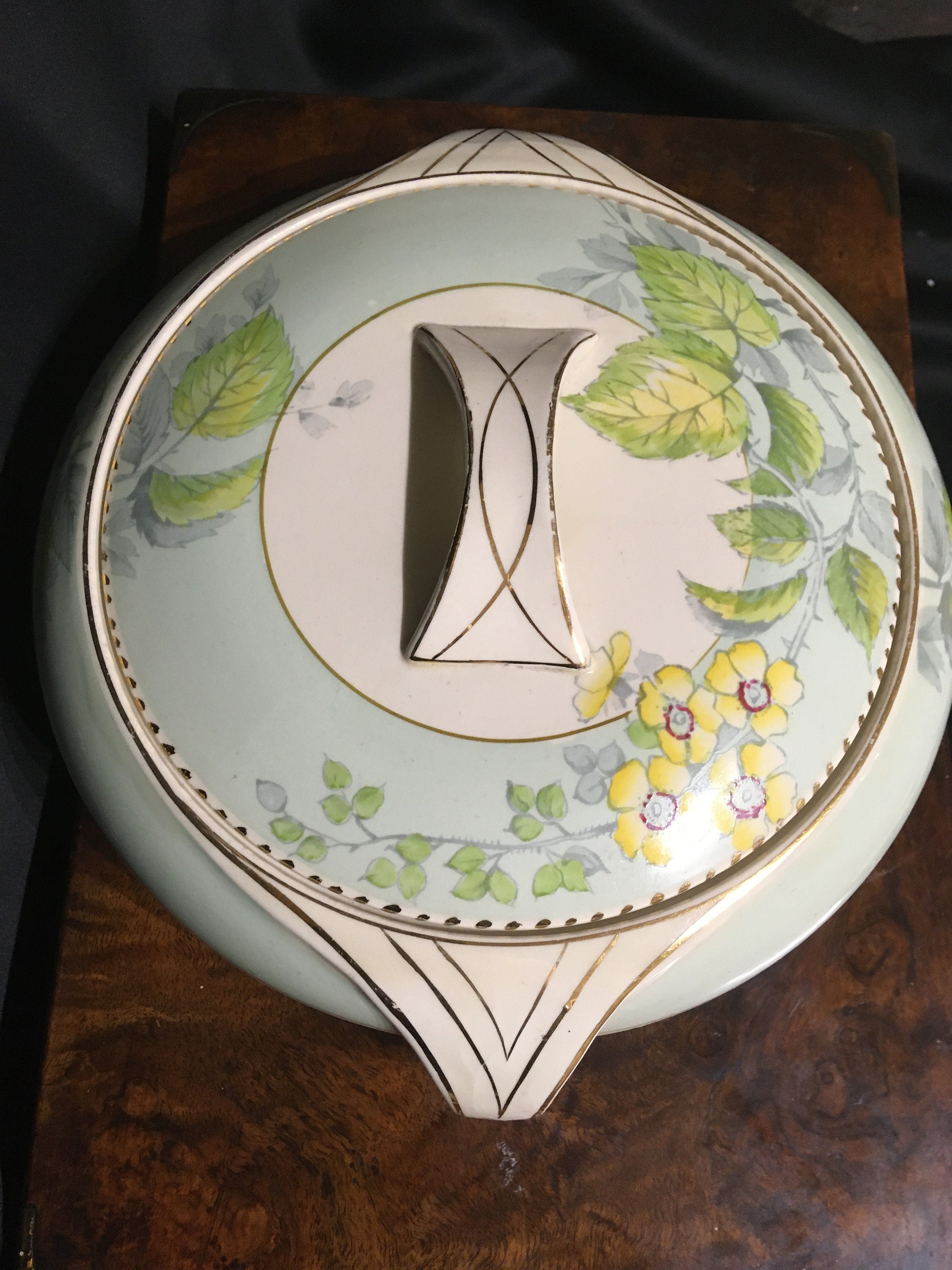 Burleigh Ware Art Deco Dish Terrine Vegetables With Lid Vgc - Etsy