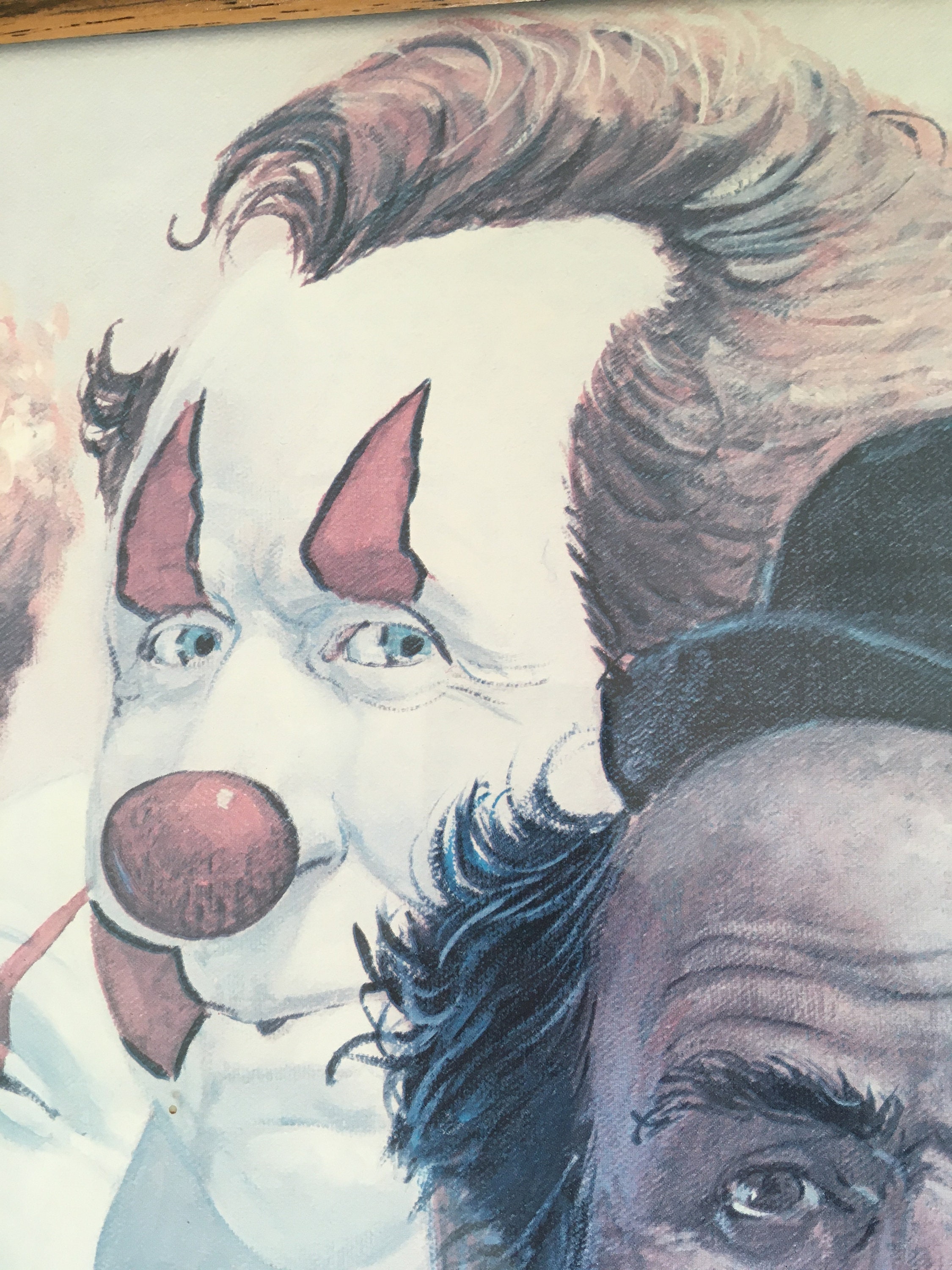 Robert Owen Famous Clown Artist Clown Print Signed, Titled the Burbank ...