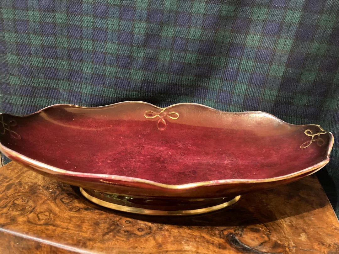 Vintage Carlton Ware Rouge Royale Bowl With Handles, Oval English ...