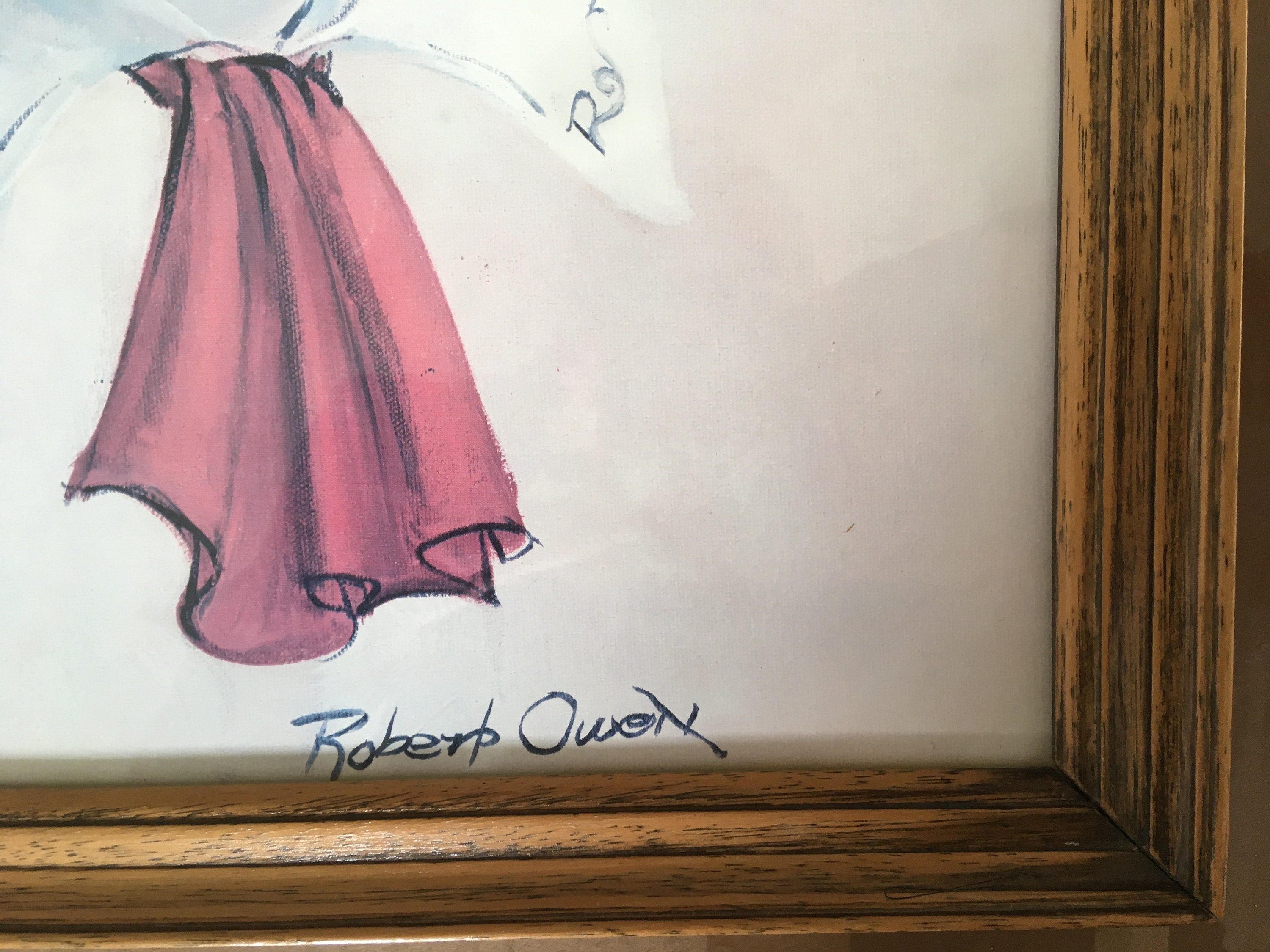 Robert Owen Famous Clown Artist Clown Print Signed, Titled the Burbank ...
