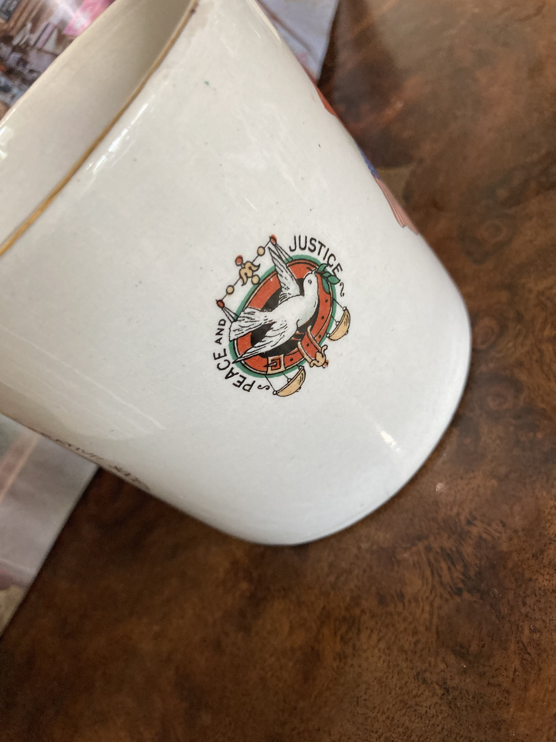 Antique World War 1 Peace Victory Cup, Dartford Industrial Co-op ...