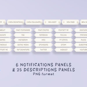 Genshin Twitch Overlay, Purple Lilac Notification Panels & Extra Assets ...