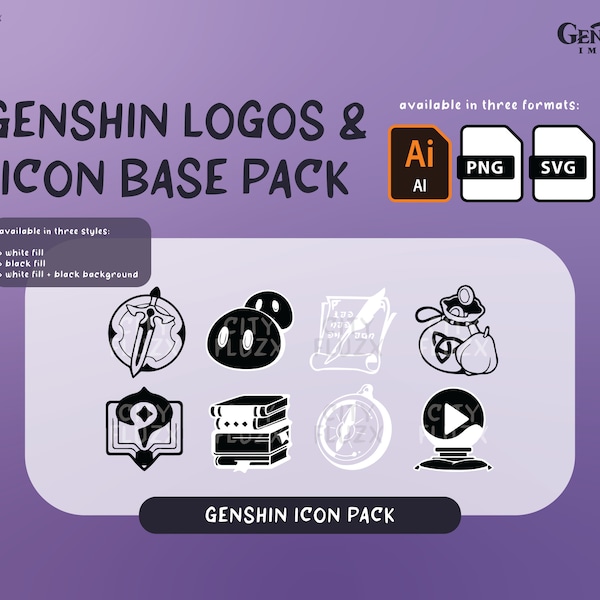 Genshin Svg - Etsy