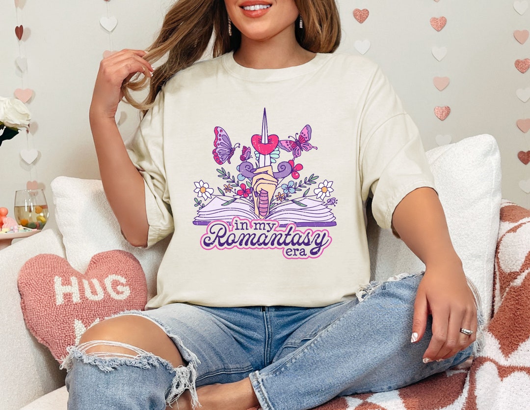 Comfort Colors in My Romantasy Era Shirt, Bookish Shirt, Bookish Girl ...