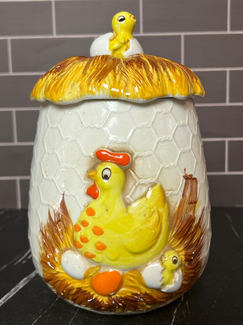 1978 Sears Roebuck Chicken Canister Set of 4 - Etsy