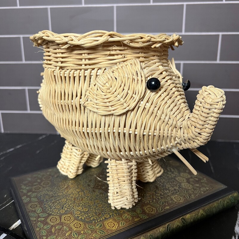 Wicker Animal - Etsy UK