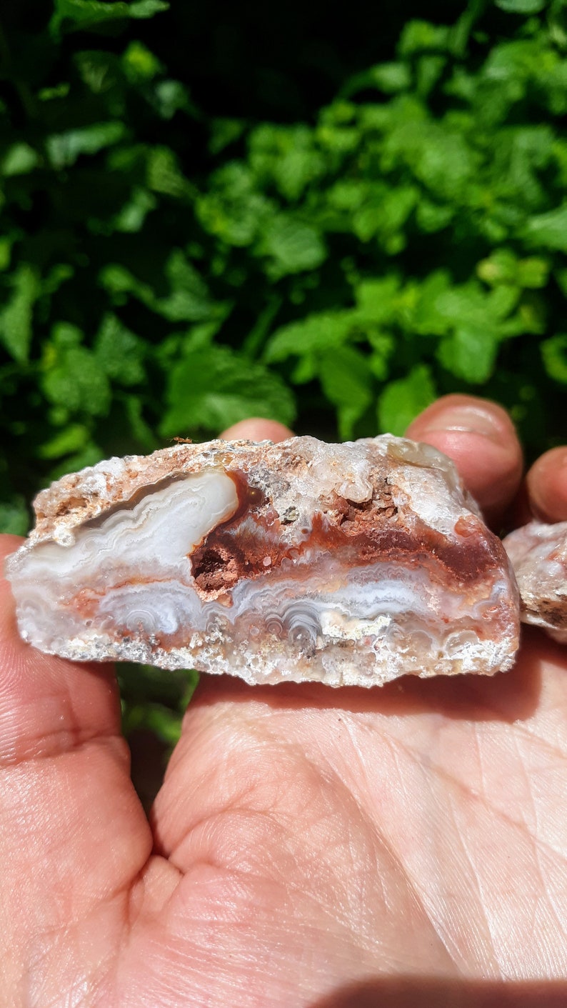 Arizona Fire Agate Chalcedony Faced and Polished. - Etsy