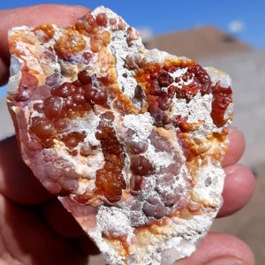 Three Arizona Fire Agate Chalcedony Specimens - Etsy