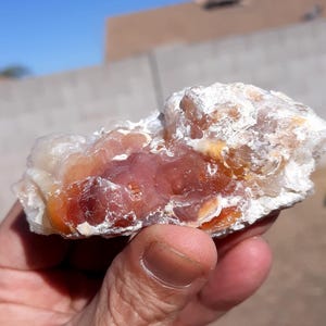 Three Arizona Fire Agate Chalcedony Specimens - Etsy