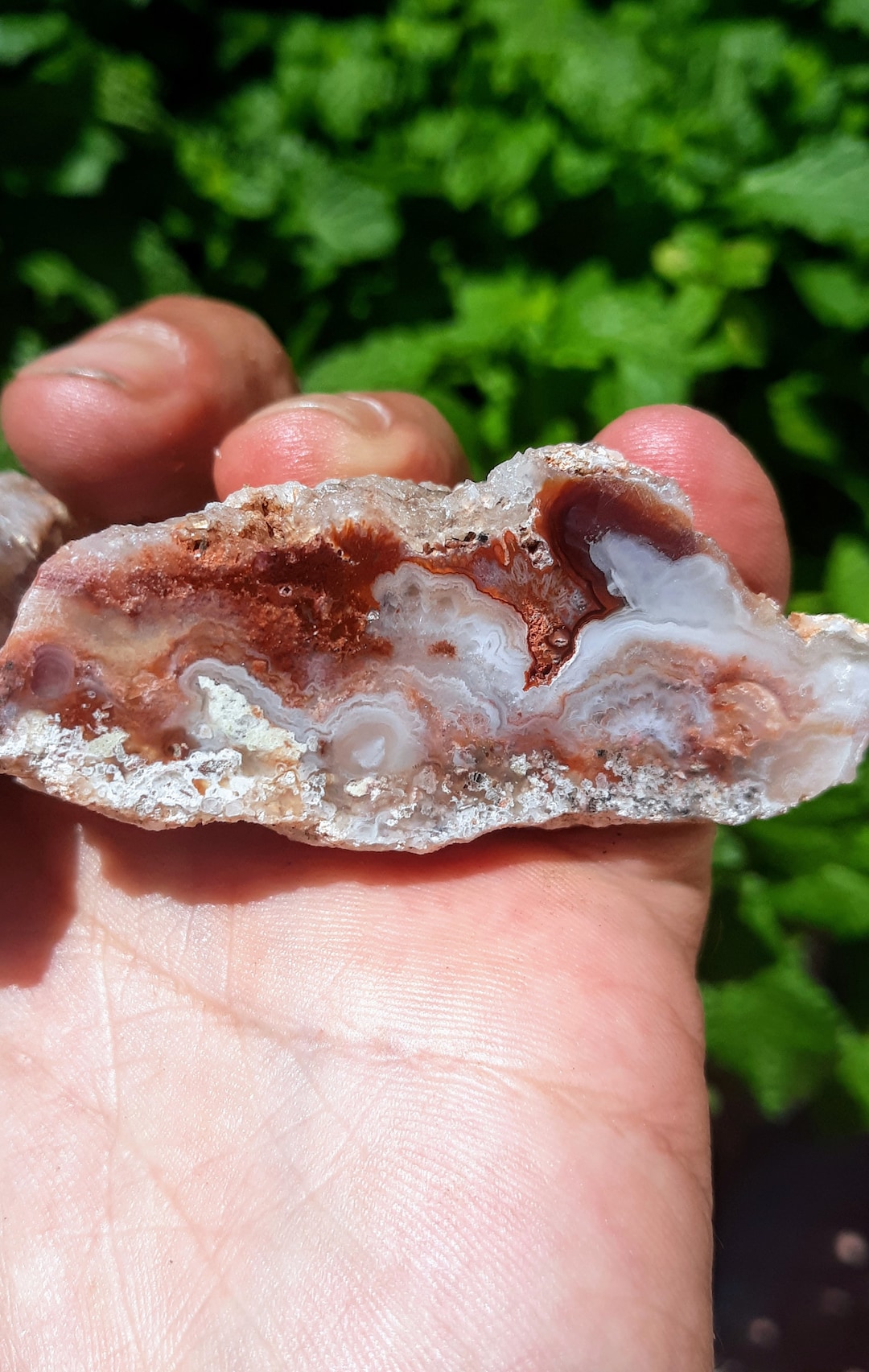 Arizona Fire Agate Chalcedony Faced and Polished. - Etsy