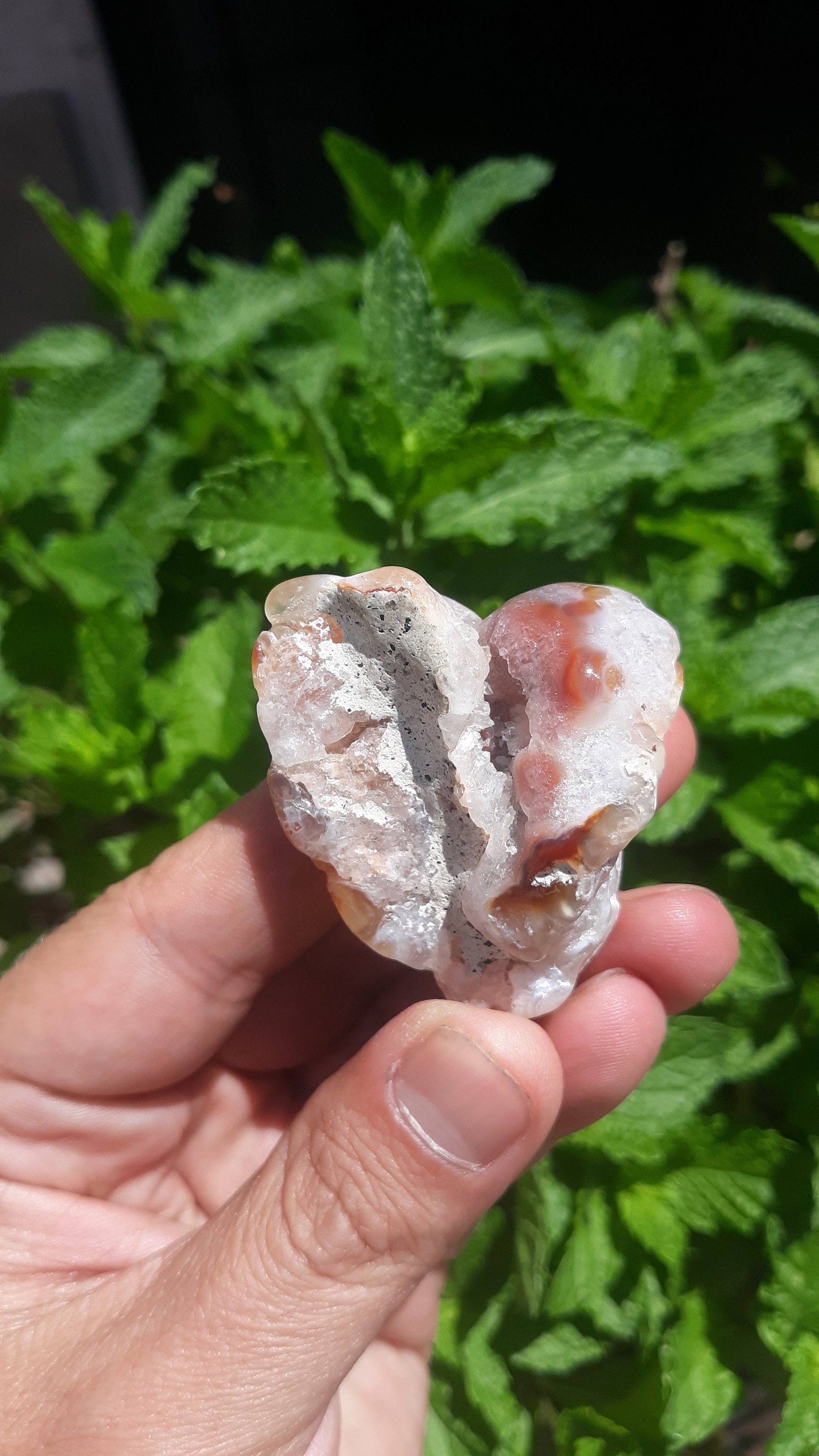 5 Med/large Arizona Fire Agate Chalcedony Specimens Tumble Vibed to a ...