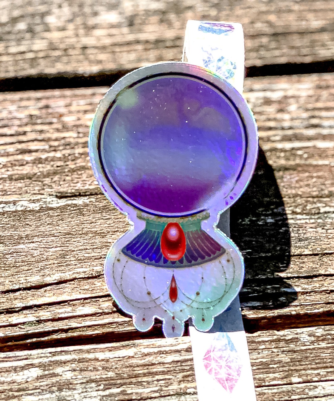 Oracle Holographic Vinyl Sticker - Etsy