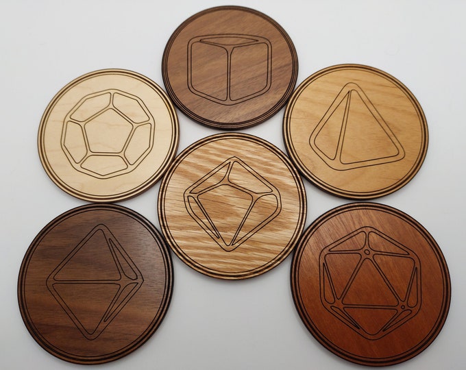 Laser Engraved Dnd Coaster Slate - Etsy