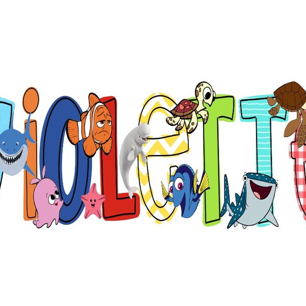 Finding Nemo Label - Etsy