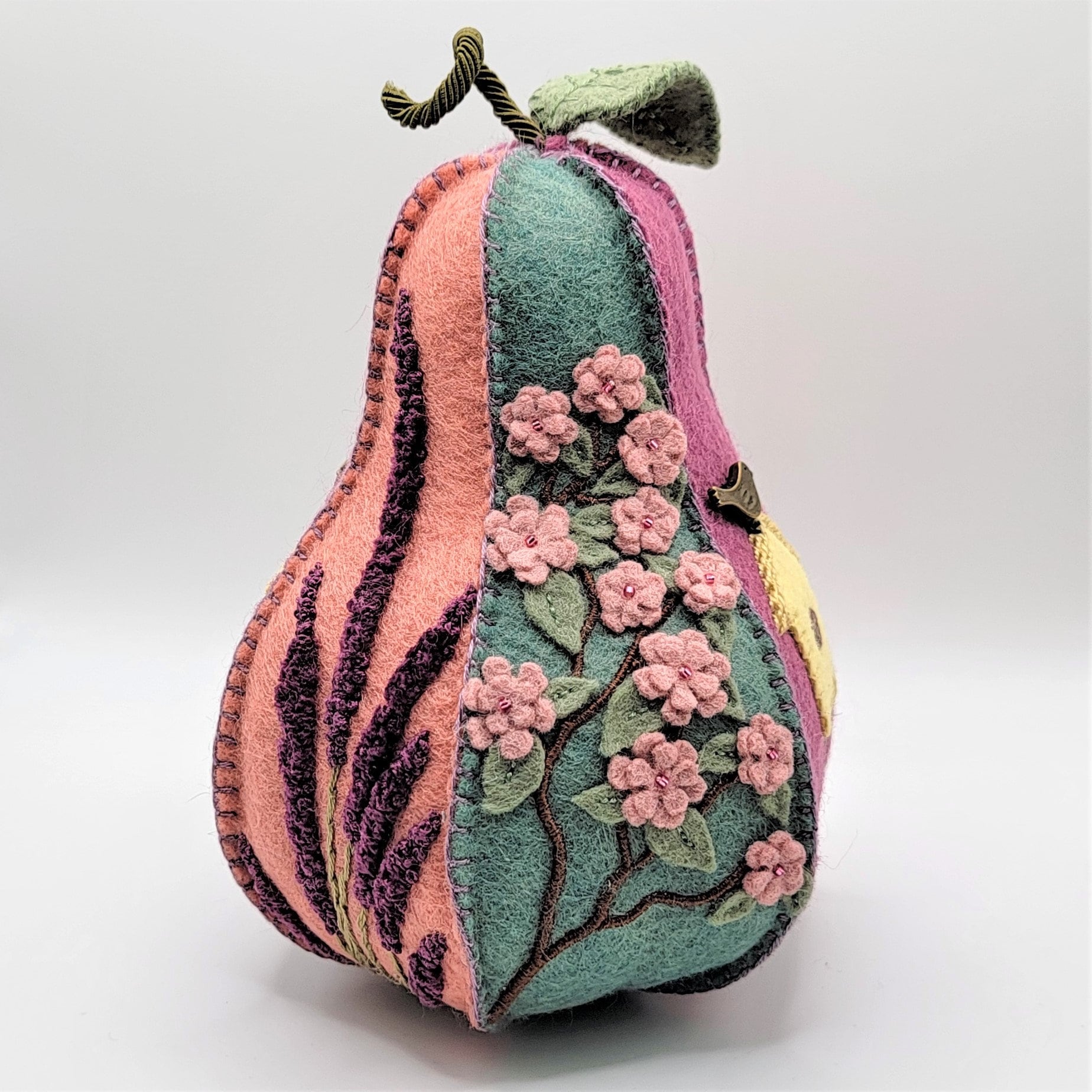 Beautiful, Embroidered Pin Cushion, PDF Pattern and Instructions for ...