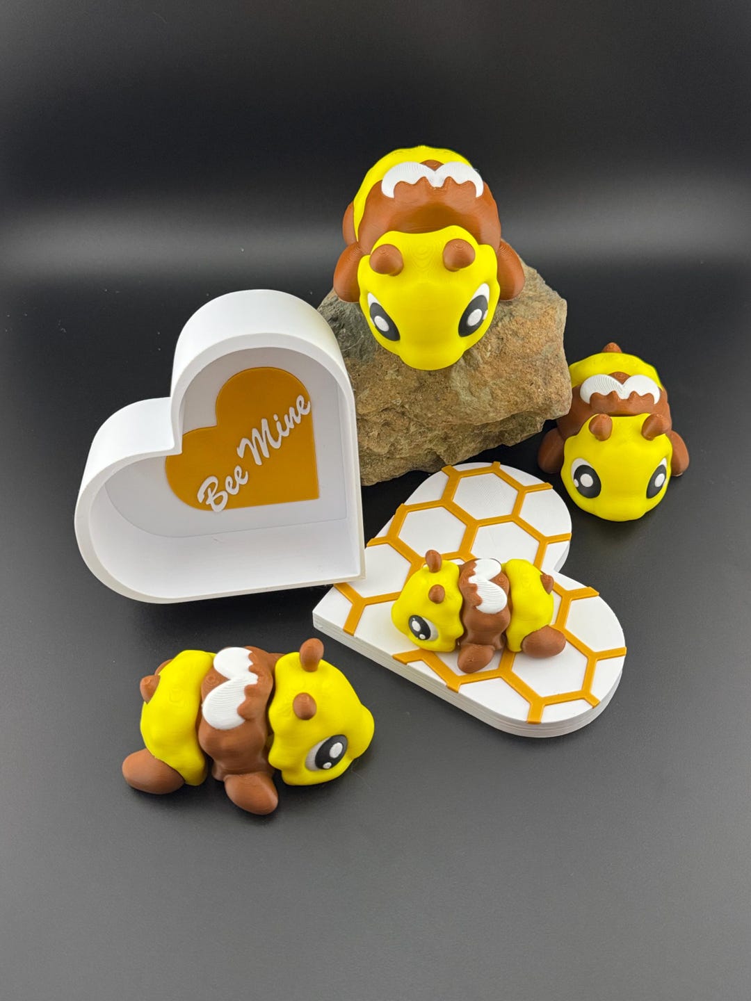 Flexi Bee With Opt. Honeycomb Heart-shaped Box – the Perfect Valentine ...