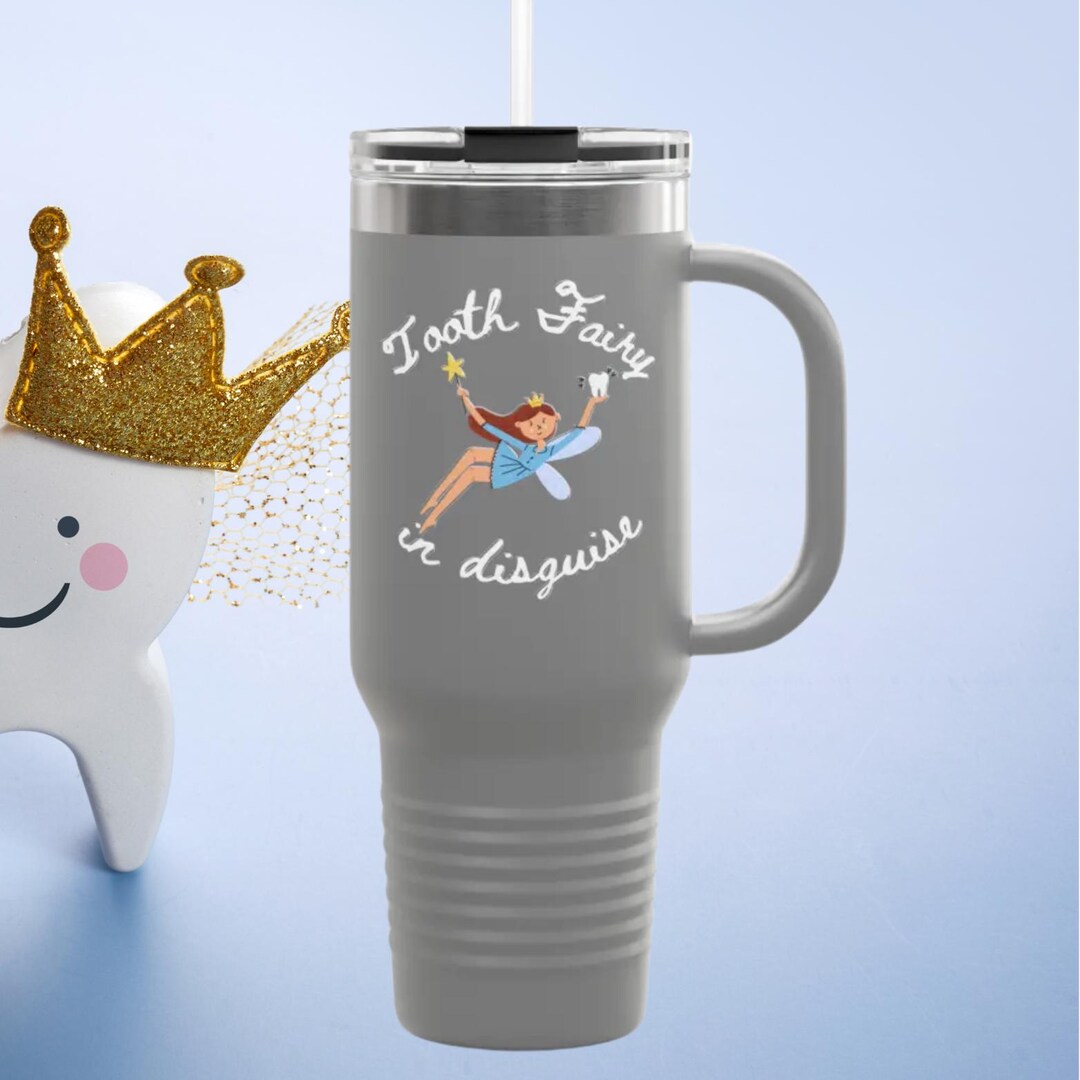 Tooth Fairy in Disguise, Funny Dental Tumbler, Dentist Gift, Hygienist ...