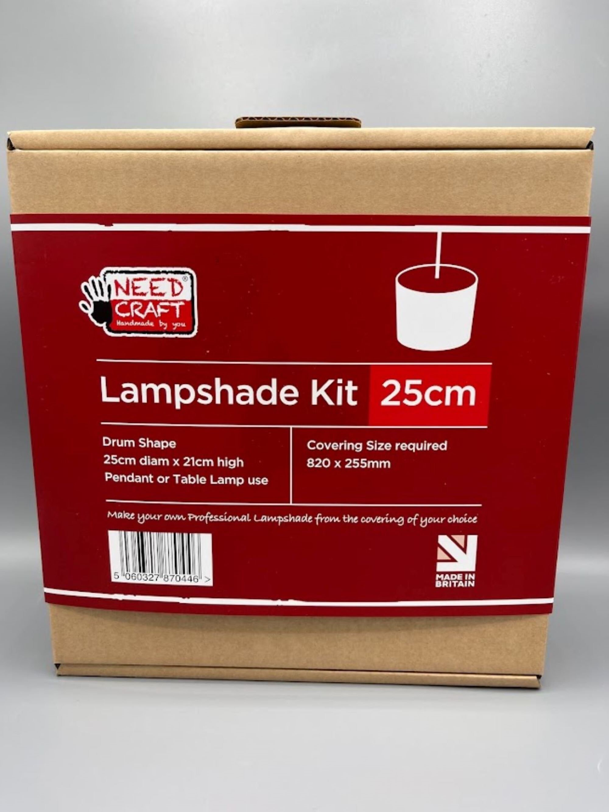 DIY Lampshade Kit 25cm Drum Shade Make Your Own Shade Lamp - Etsy UK