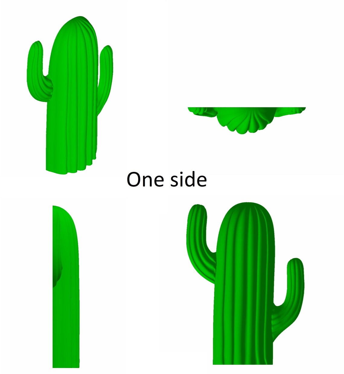 3D Model Cactus, Cactus Stl File, 3D Printable Cactus - Etsy