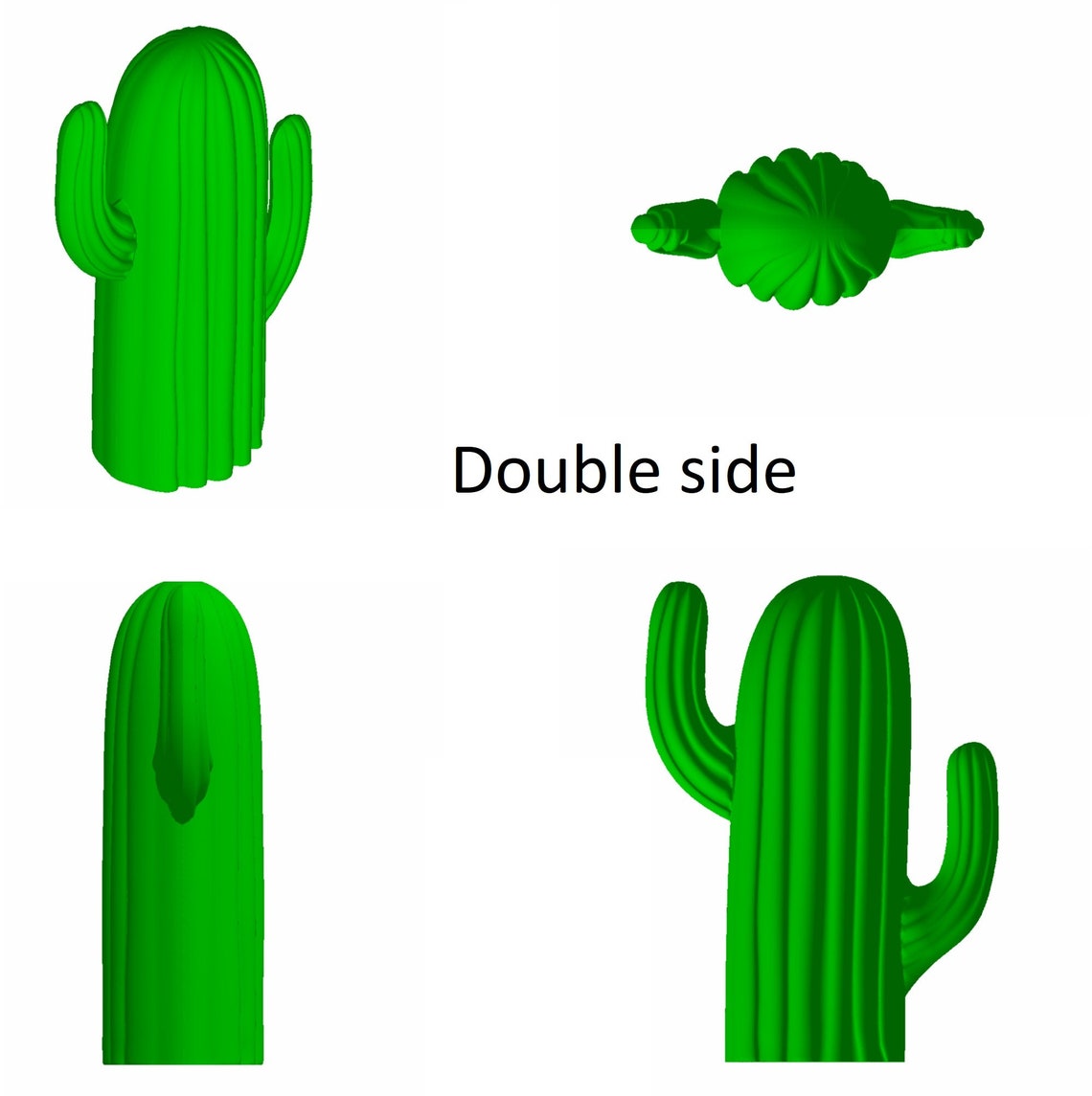 3D Model Cactus, Cactus Stl File, 3D Printable Cactus - Etsy
