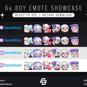 Twitch Emotes, Twitch Sub Emotes, Discord Emotes, Text Emotes, Boy ...