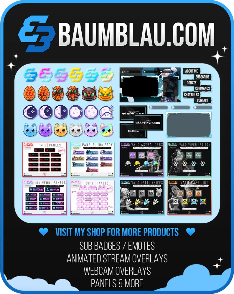 5x Twitch Emote Pack | Twitch Mod Love, VIP Love, Stream Love, Partner ...