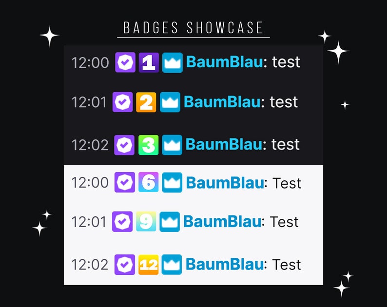 Twitch Founder Number Sub Badges: 1-36 Month Pack (digital Download) - Etsy