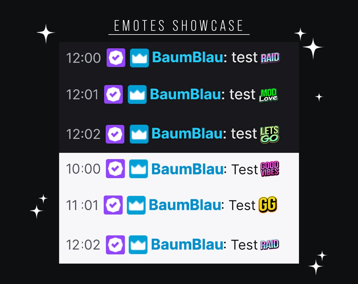 Twitch Emote Text Text Emotes Pack 10x Bundle Twitch Streamer Emotes ...