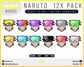 Naruto Twitch Badges | Etsy