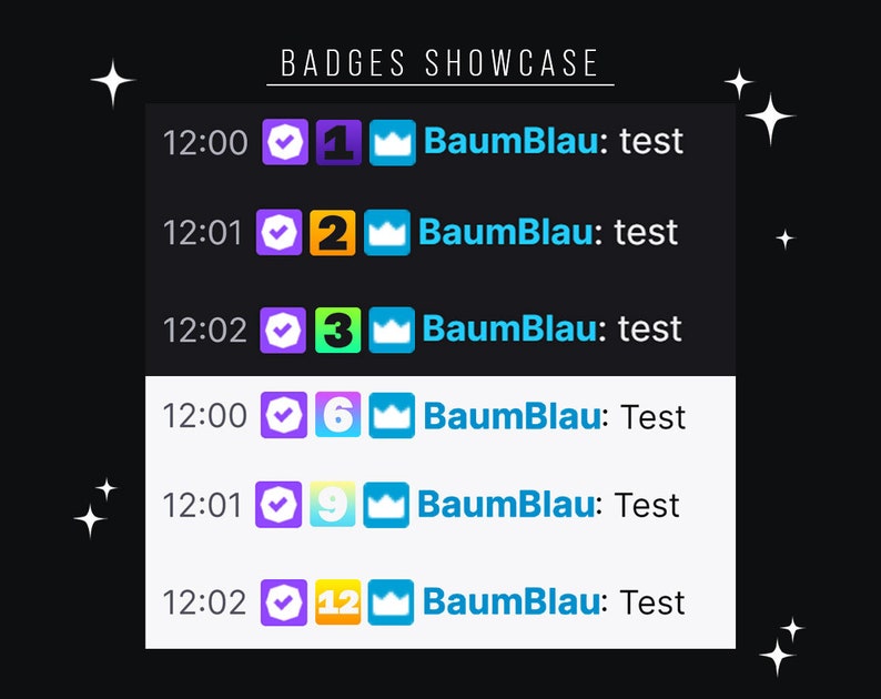 Twitch Founder Number Sub Badges: 1-36 Month Pack (digital Download) - Etsy