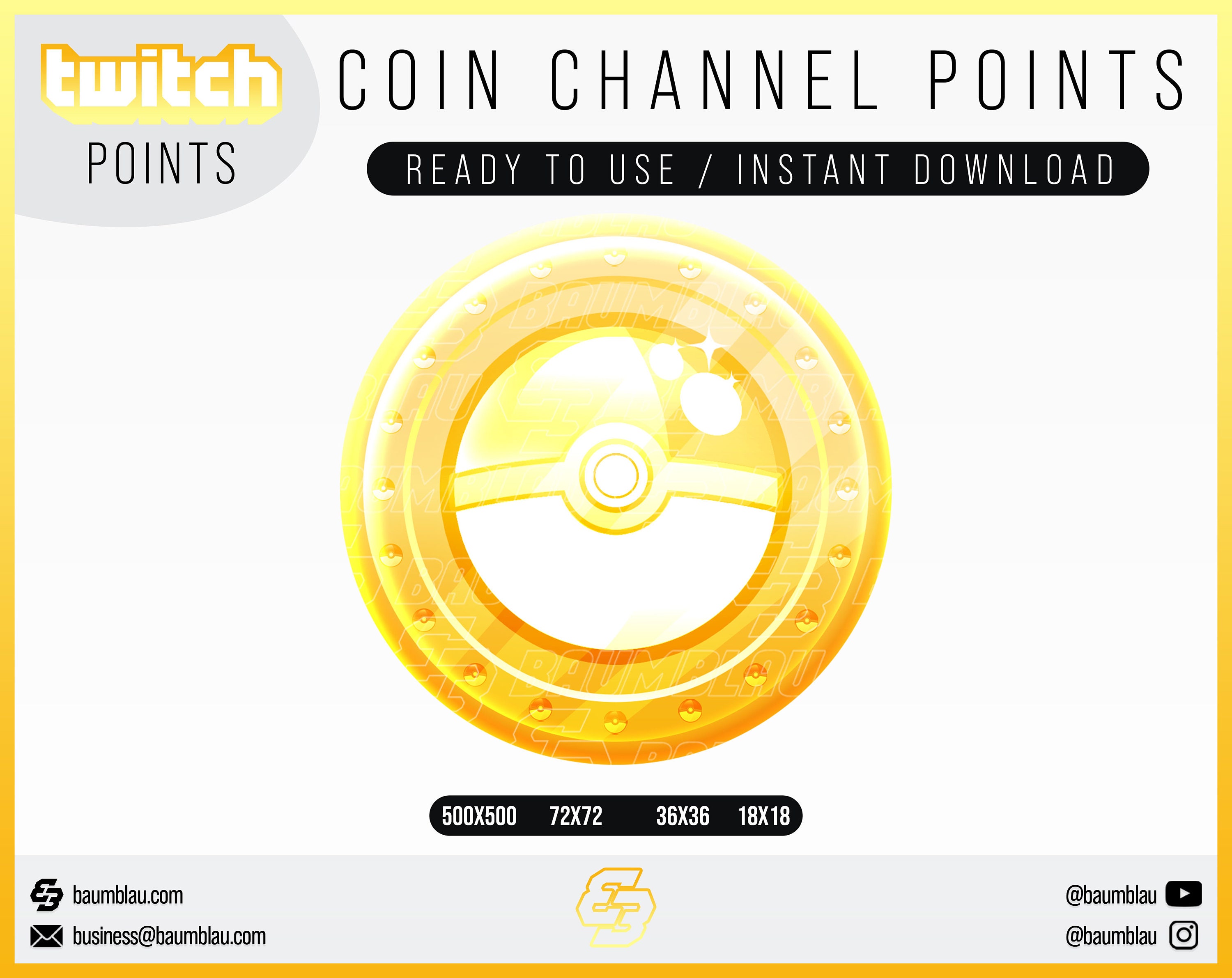 Pokemon Twitch Channel Points Emote Badge Pokemon Streamer | Instant ...