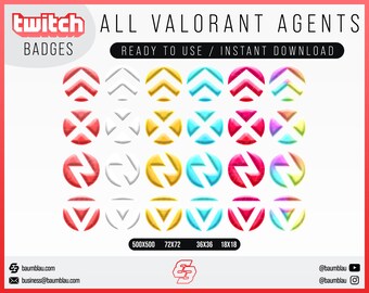 Valorant Agents Emotes - Etsy
