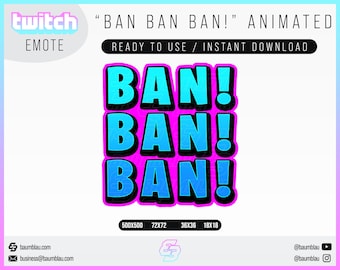 Animated Emote BAN - Etsy