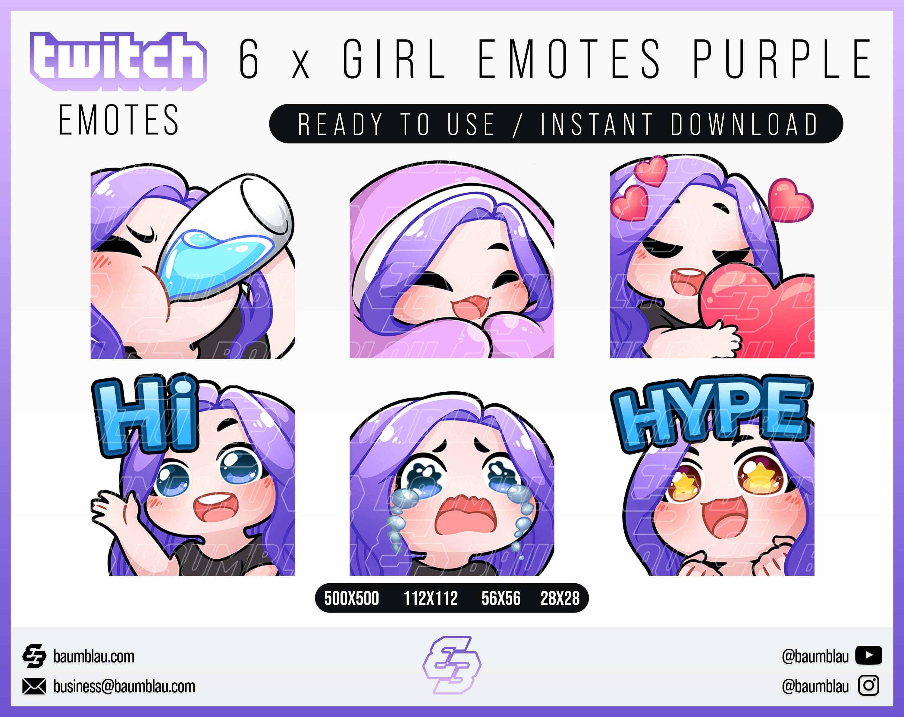 Twitch Emotes Twitch Sub Emotes Discord Emotes Text Emotes - Etsy