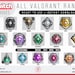 All Valorant Badges Ranks NEW Ascendent Rank 5 Extra Ranks - Etsy