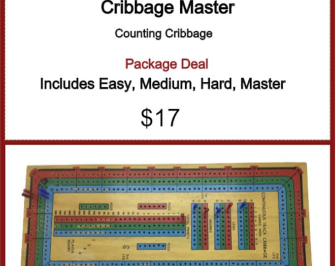 Cribbage Counting MEDIUM Practice MEDIUM Cribbage Hands - Etsy Canada