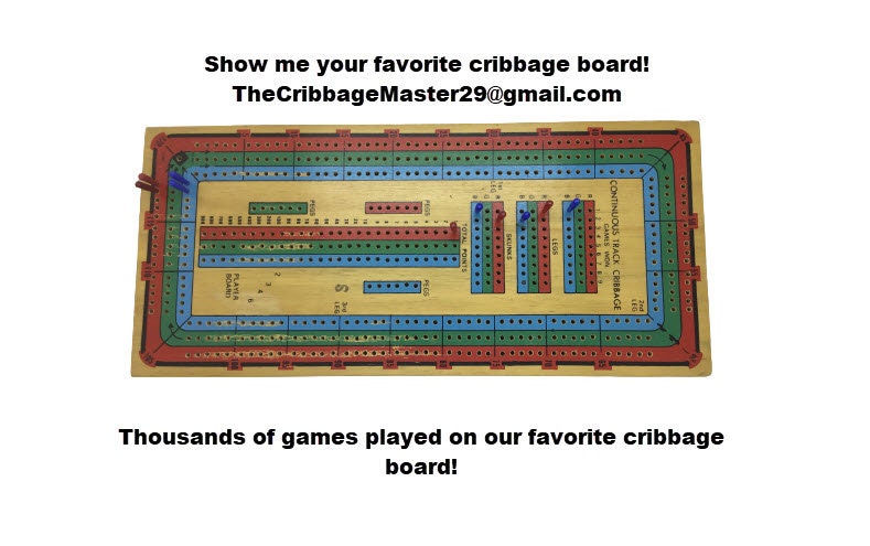 Cribbage Counting EASY - Practice EASY Cribbage Hands - Etsy Canada