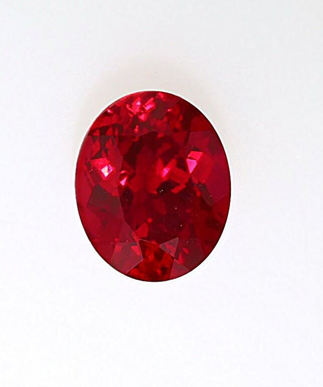 Stunning Oval Ruby Highest Grade Quality Lab Grown by Czochralski ...