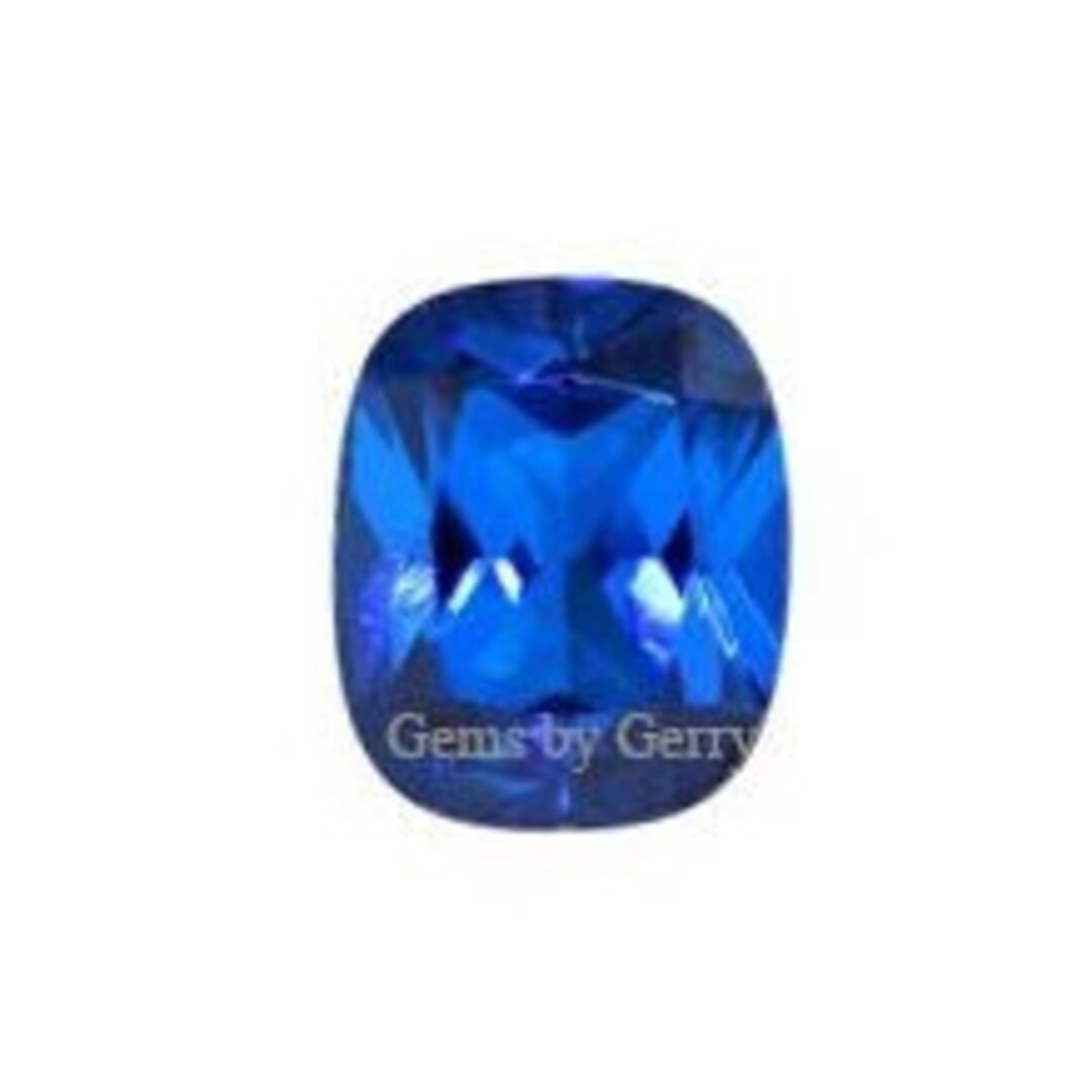 Blue Sapphire Elongated Cushion Lab Grown Corundum Wholesale Lab ...