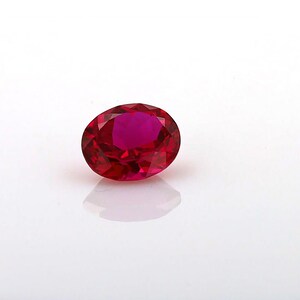 Stunning Oval Ruby Highest Grade Quality Lab Grown by Czochralski ...