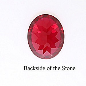 Stunning Oval Ruby Highest Grade Quality Lab Grown by Czochralski ...