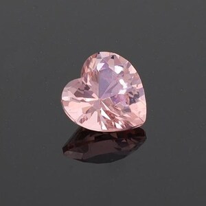 Lab Grown Morganite Heart Shape Nanocrystal AAA Simulated Gem Wholesale ...